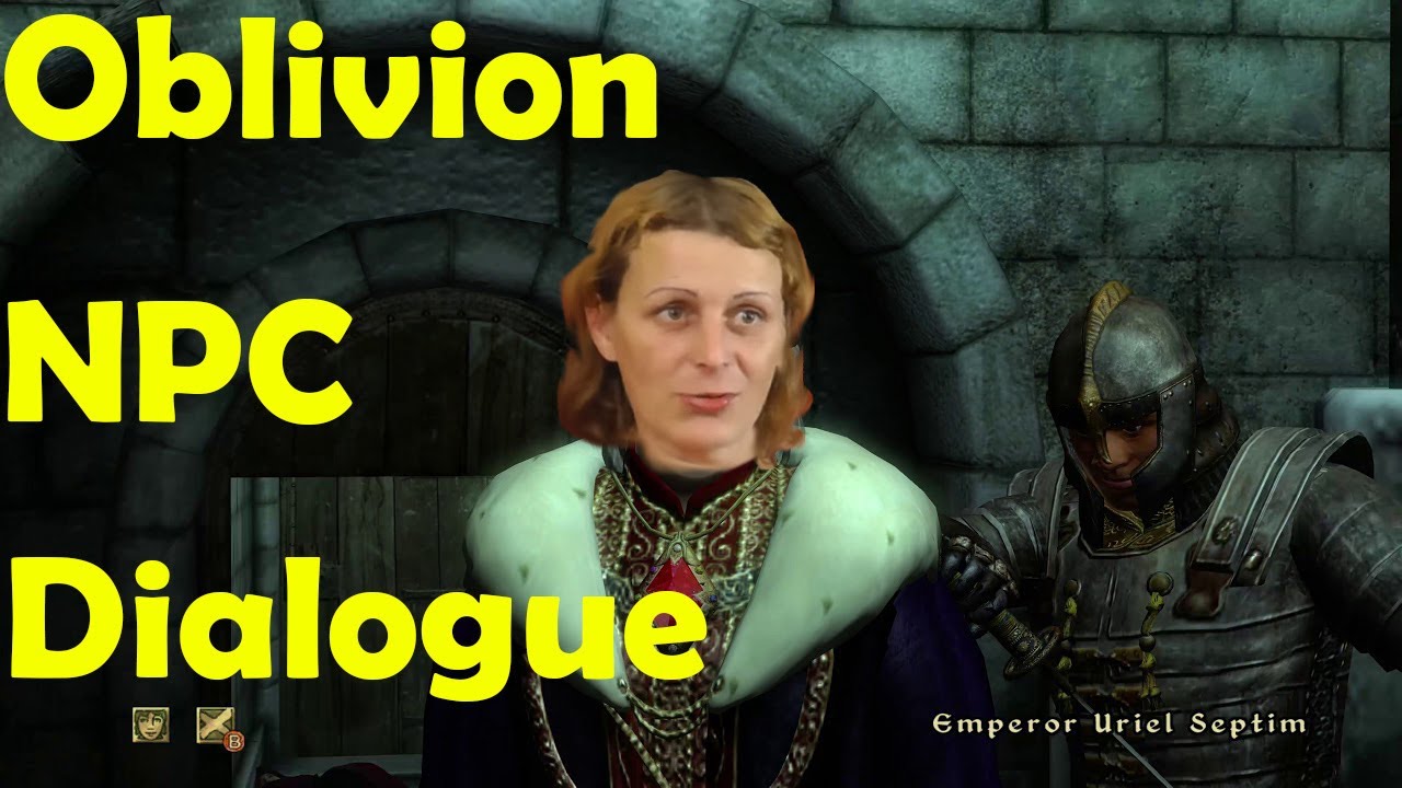 Oblivion NPC dialogue Kaffka Merci - YouTube