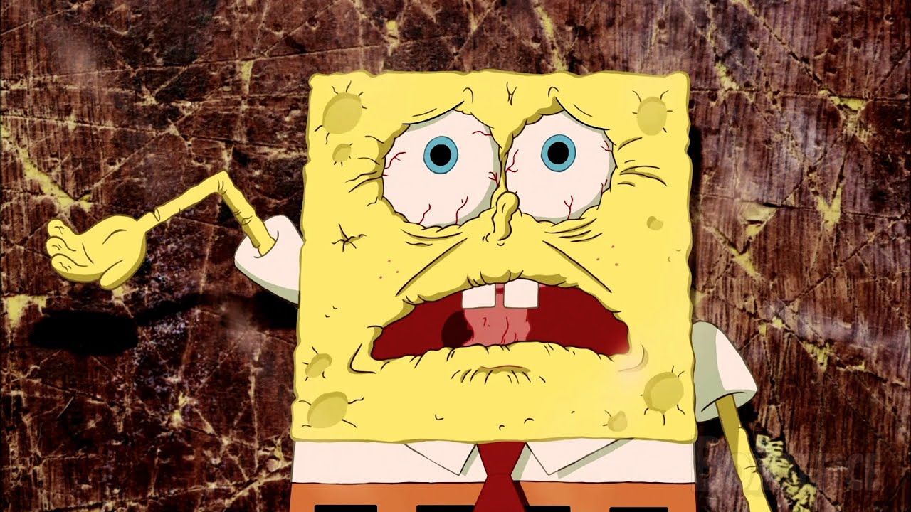 Spongebob Dried Up Face