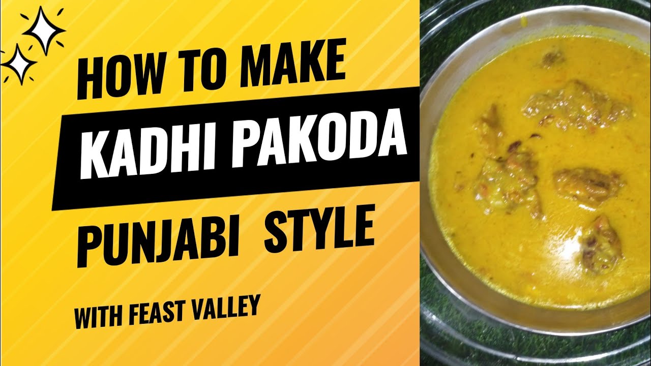 Kadi Pakoda Recipe | Kadi Recipe | Original Kari Pakora Recipe ...