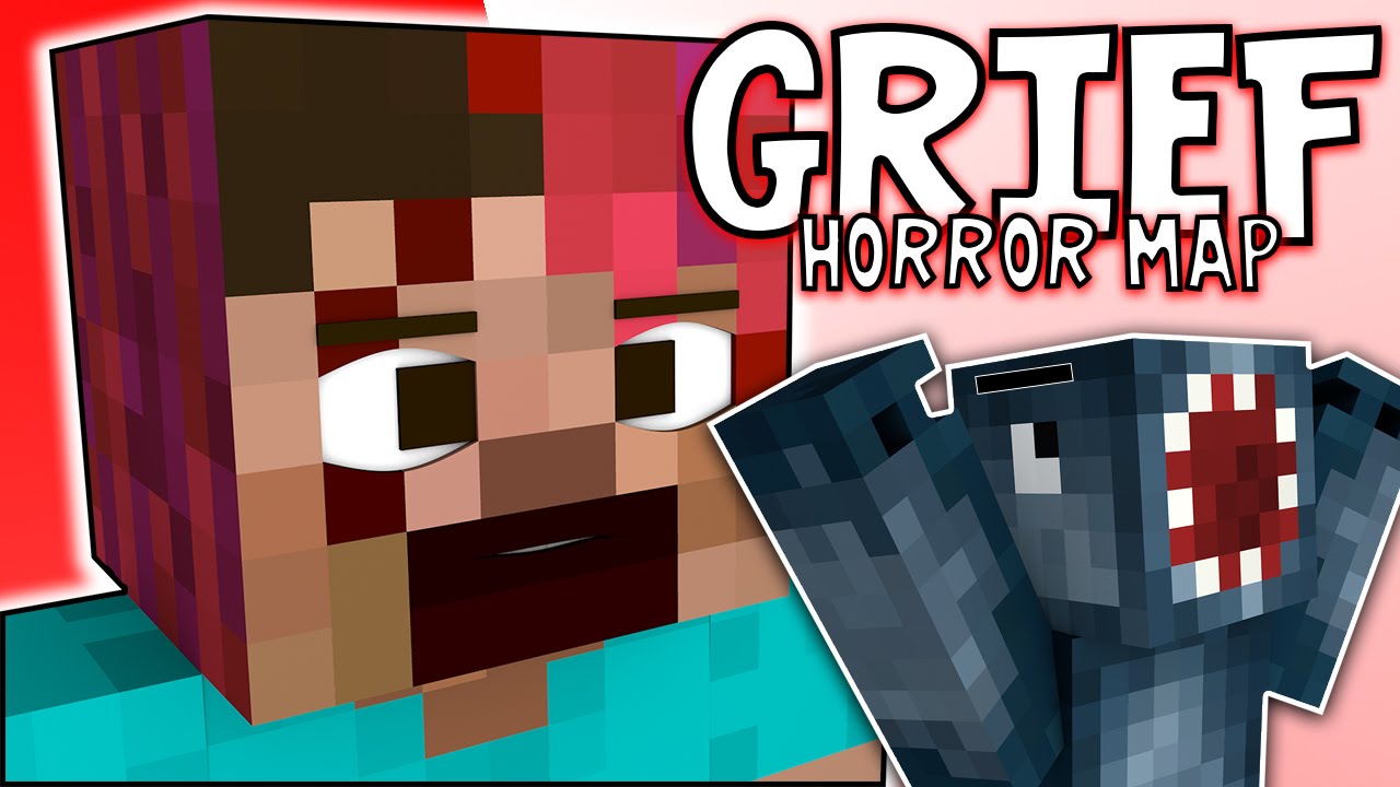 Minecraft - GRIEF Horror Map - GIRLY SCREAMS! - YouTube