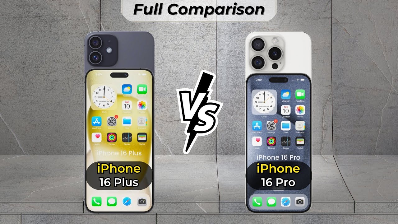iPhone 16 Plus vs iPhone 16 Pro 🔥 Full Specs Comparison - YouTube