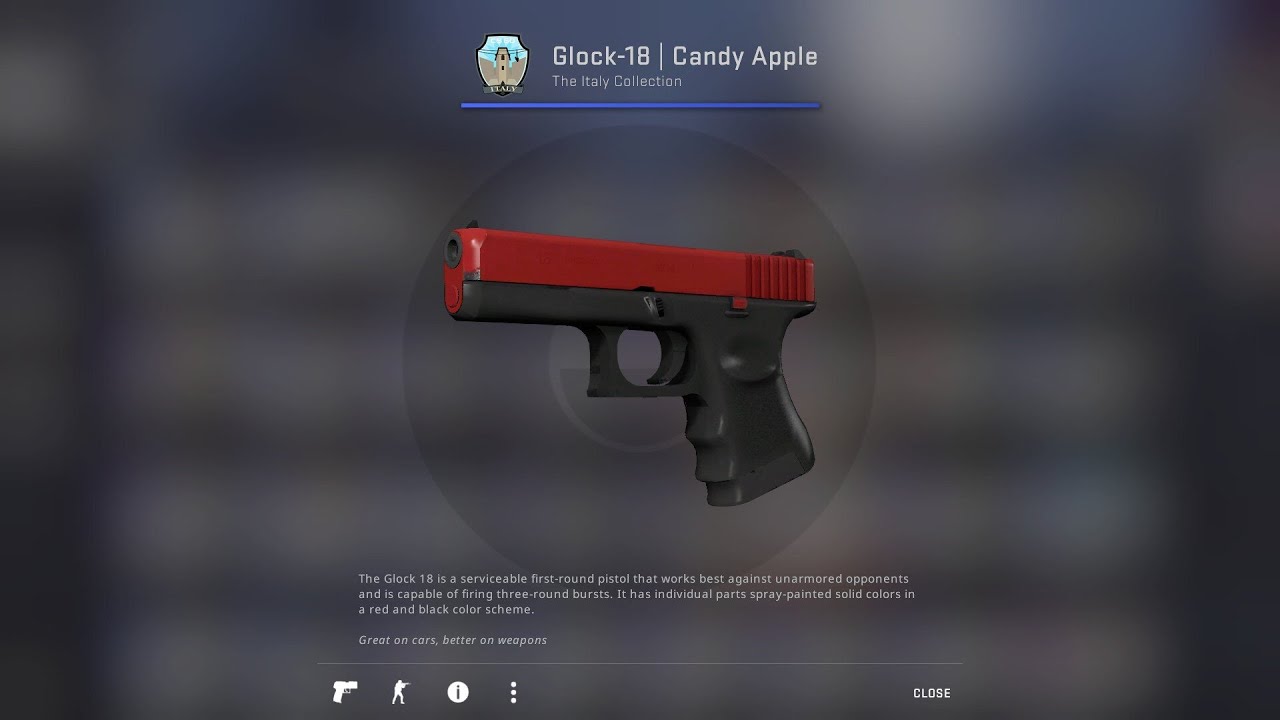 33% for the Glock- 18 | Candy Apple Trade Up Contract (Italy Collection ...