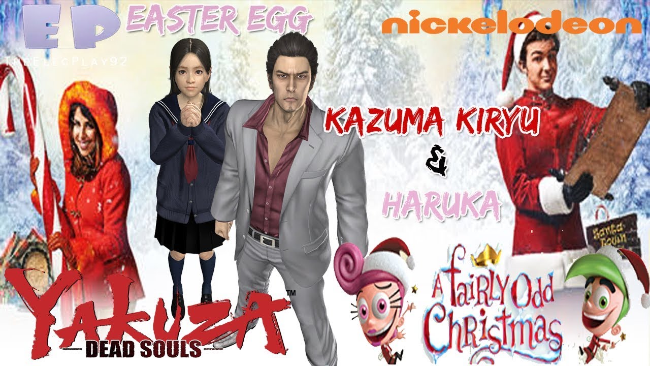 Kazuma Kiryu & Haruka in Nickelodeon's A Fairly Odd Christmas Movie ...