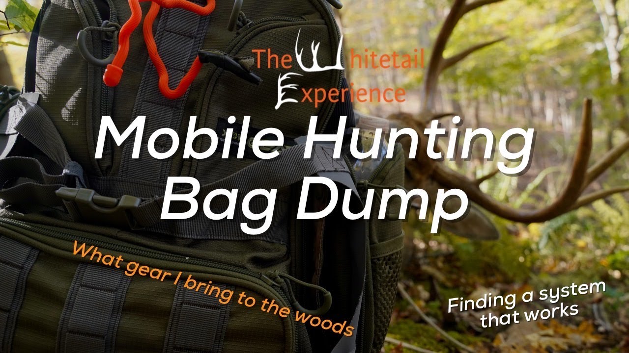 Mobile Hunting Bag Dump| What gear items I take mobile hunting - YouTube