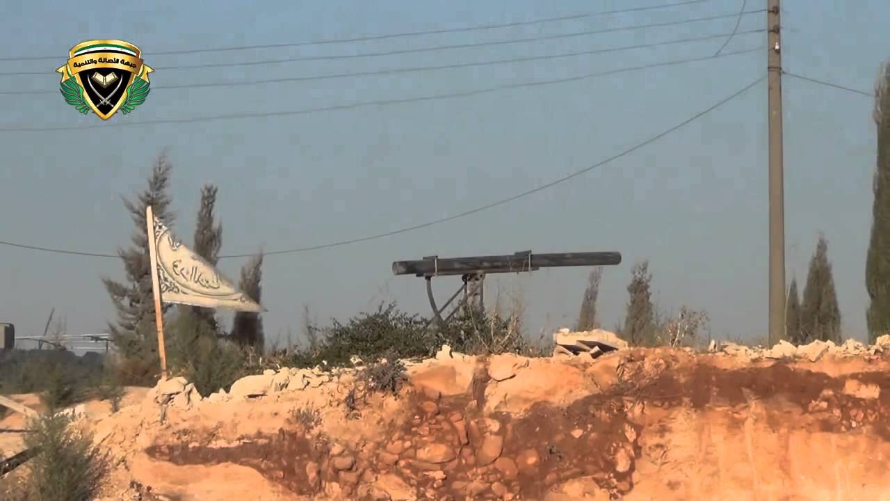 128mm Rocket Launcher in Aleppo - YouTube