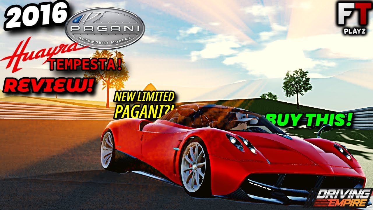 YOU SHOULD BUY THIS PAGANI HUAYRA TEMPESTA In Roblox Driving Empire ...