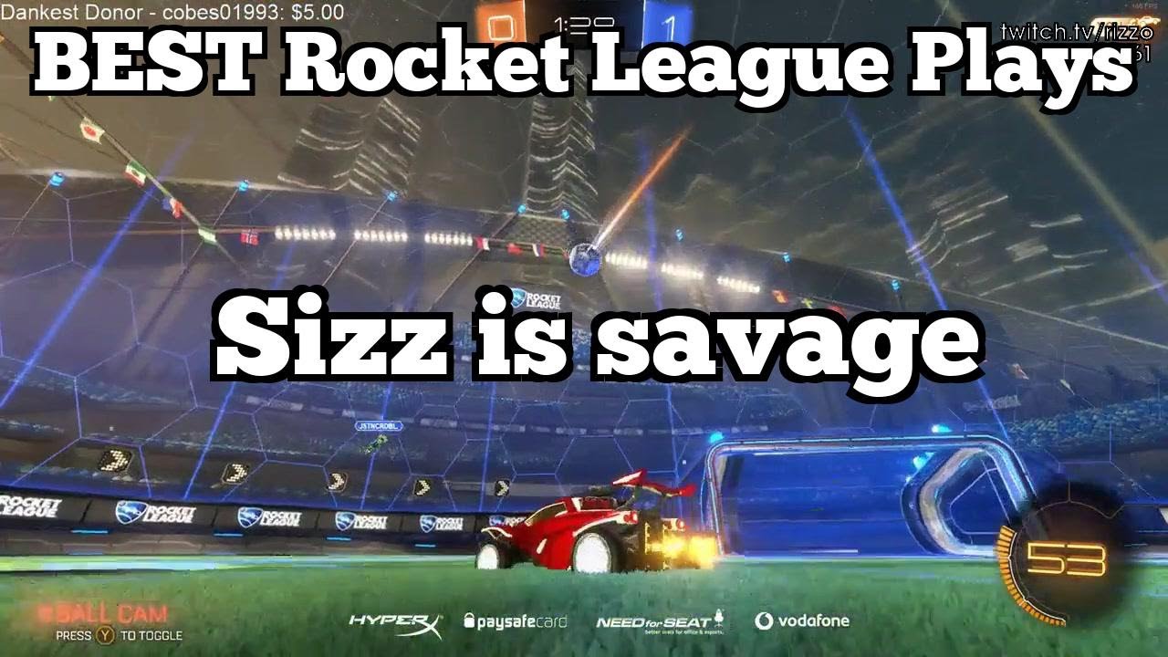BEST Rocket League Plays: Sizz is savage - YouTube