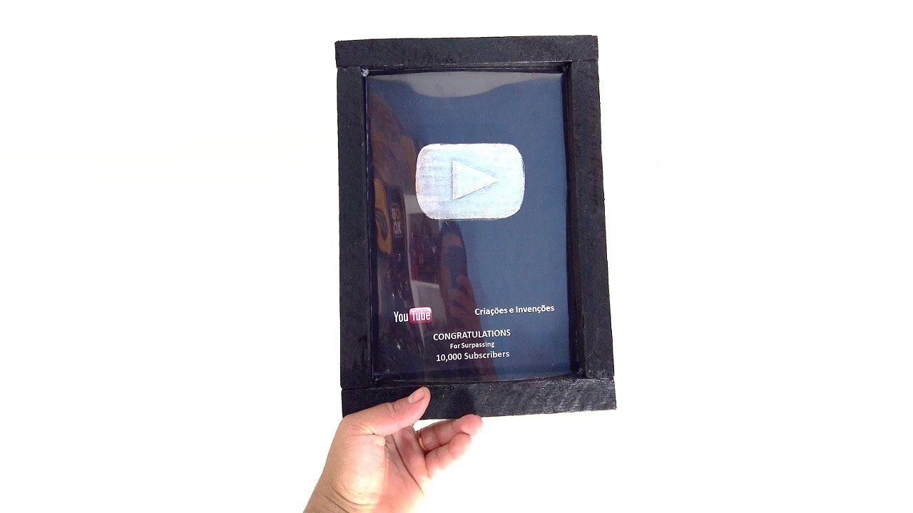 Como Fazer Placa do YouTube - YouTube