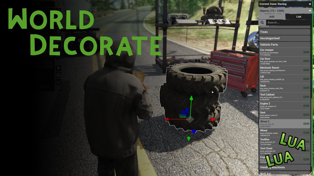 World Decorate | Showcase Video | FiveM Resource Release - YouTube