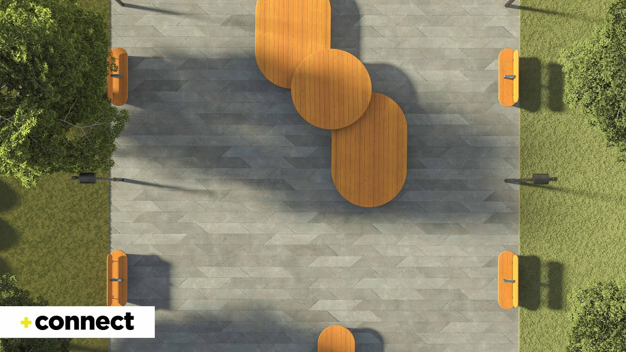 + CONNECT | Modular seating for public spaces - YouTube
