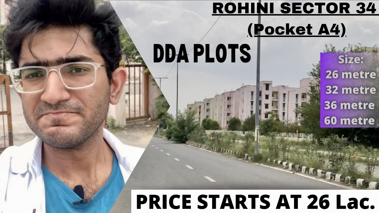 Freehold DDA Plots Rohini Sector 34 Pocket A4 | Rohini Sector 34 ...