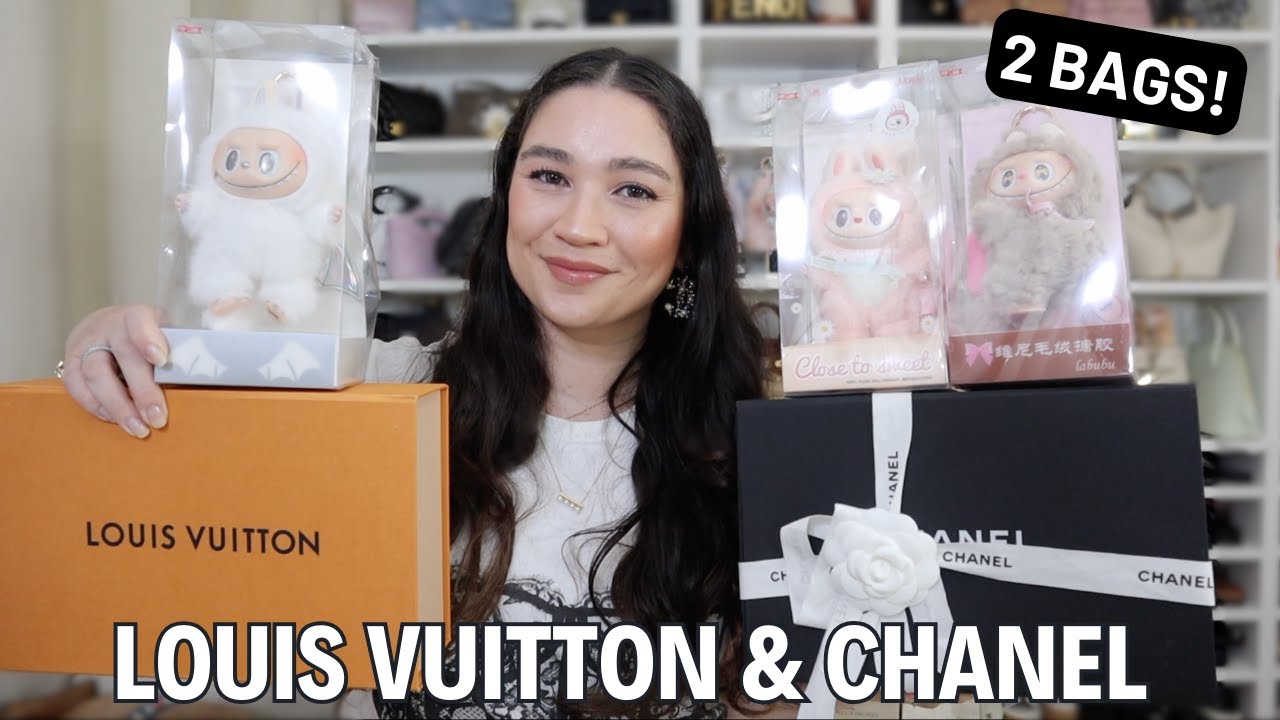 UNBOXING LOUIS VUITTON & CHANEL HANDBAGS! + New Labubu's and Perfumes ...