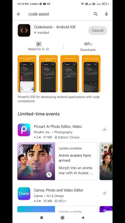 how to make android app in android phone #android #android studio #codeing - YouTube