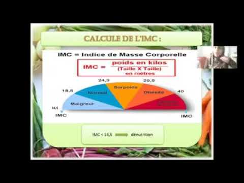 MODULE NUTRITION COURS N°6 CALCULE DE L'IMC ET LES BESOINS QUOTIDIENS - YouTube
