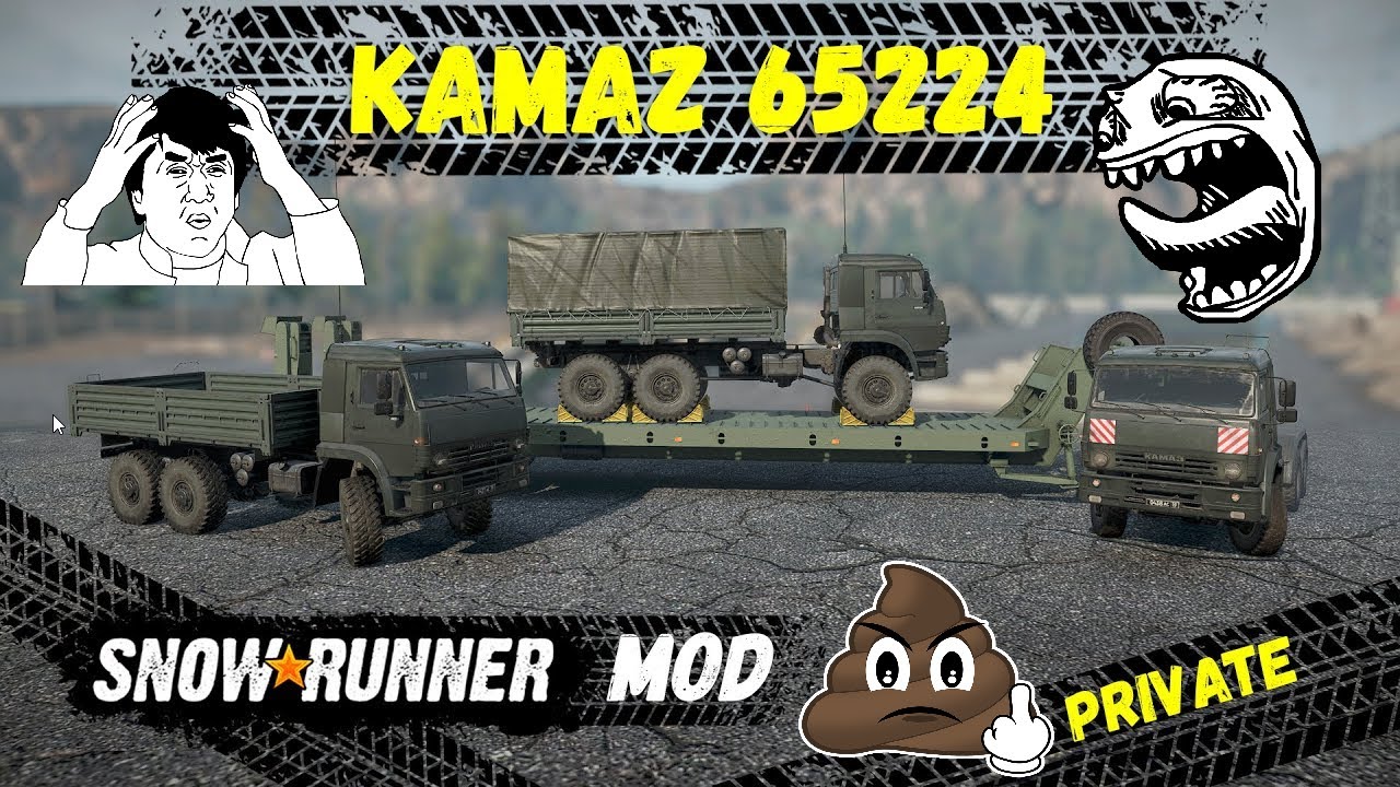 SnowRunner. Обзор приватного (платного) мода на КамАЗы от Совы (SovaEagle) - YouTube