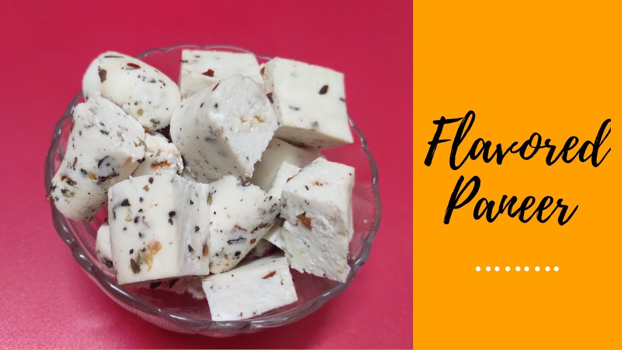 Herbed paneer-How to make Flavored paneer | spicy cottage cheese # ...