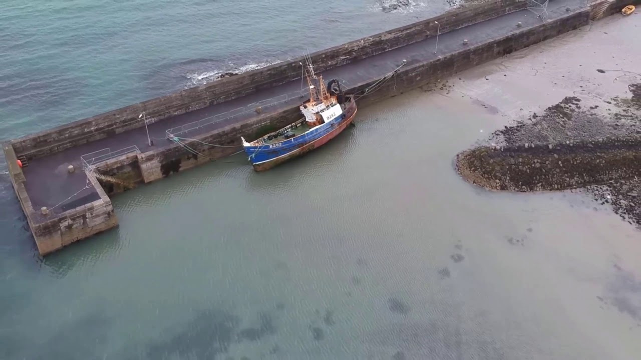 Abandoned Fishing Boat, Ballyhalbert, Co Down, Northern Ireland - YouTube