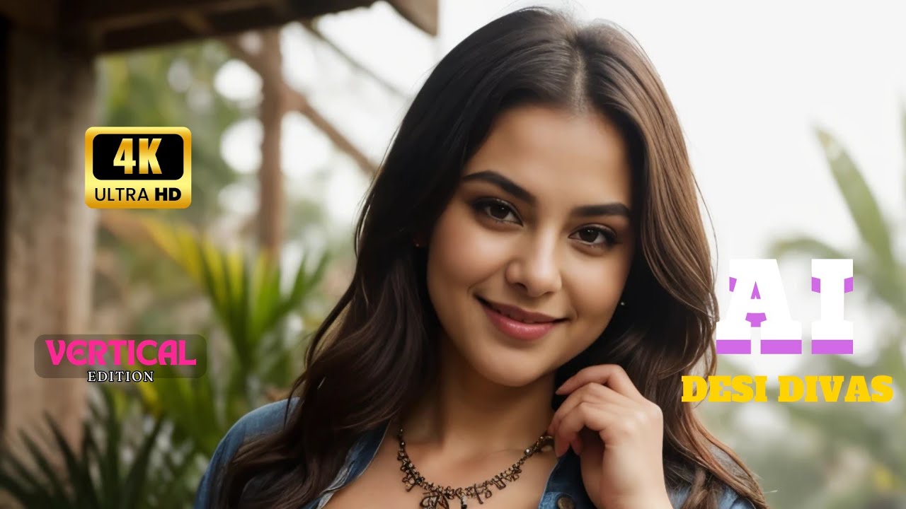 4K AI Desi Divas Lookbook Ep - 58| The Denim Love 1| AI Fashion ...