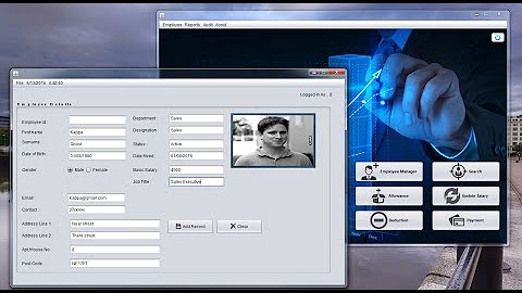 Java Netbeans GUI (Employee Payroll Management System) With Sqlite ...