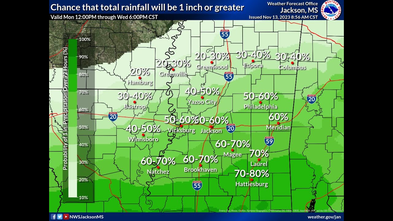 NWS Jackson, MS Weekly Weather Briefing: November 13, 2023 - YouTube