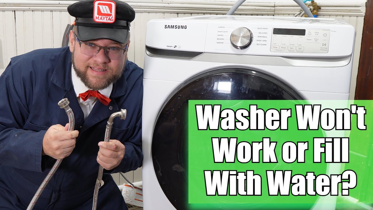 How To Fix A Samsung Washer 4E Or 4C Code Fixing A Washer That Won t