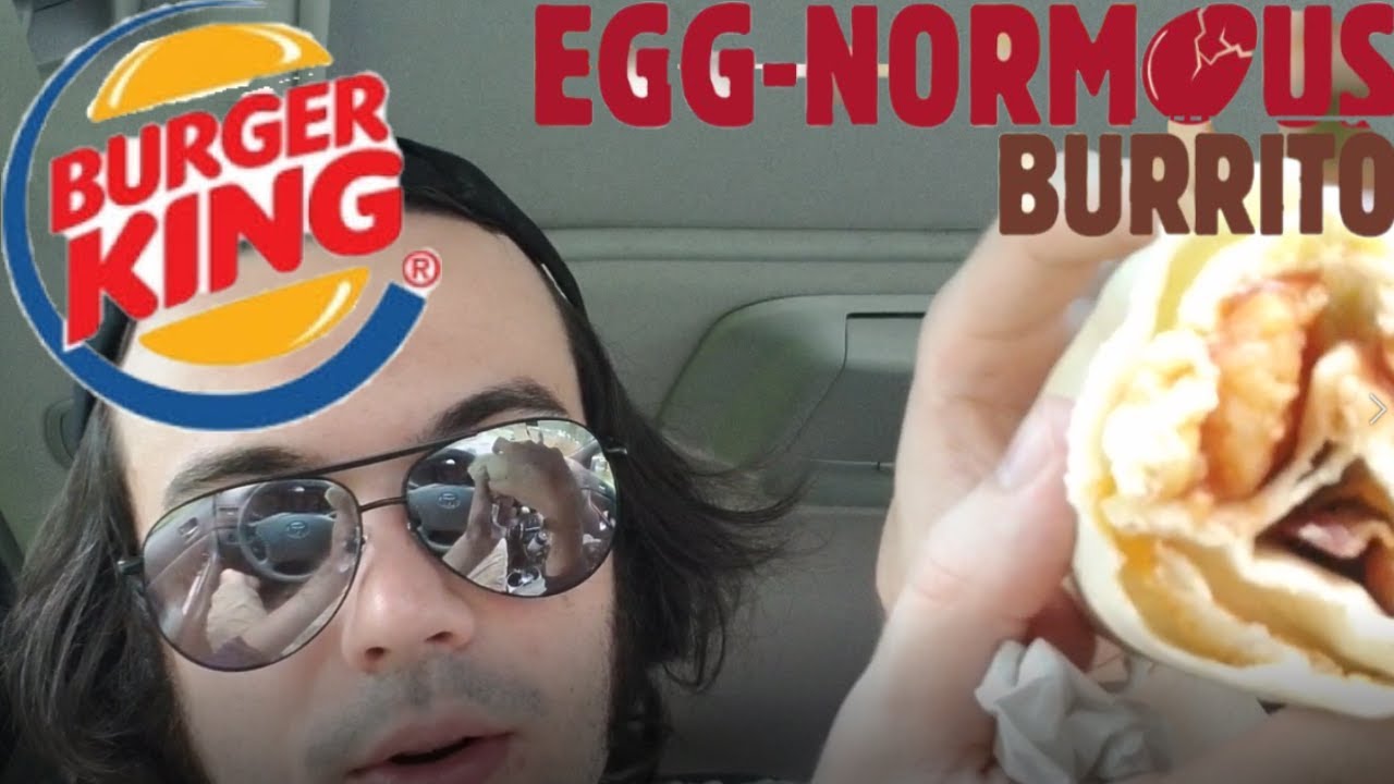 Burger King Eggnormous Burrito Review - YouTube