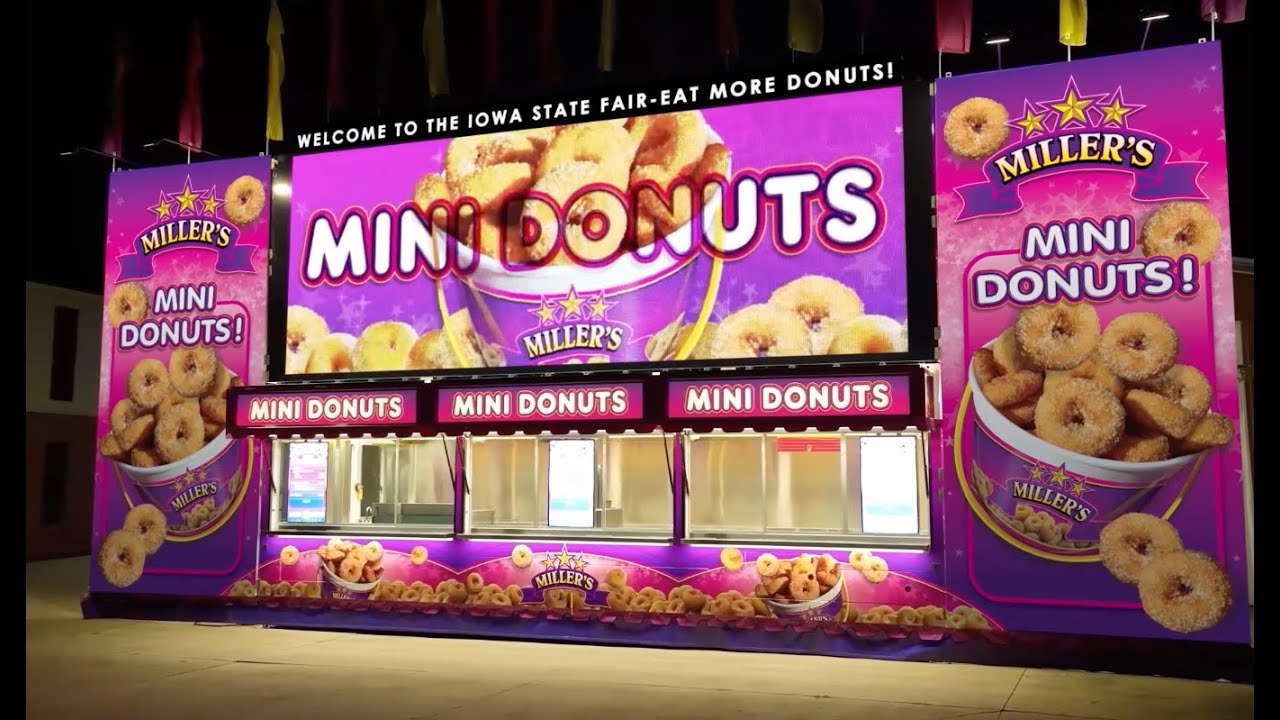 Hitch-Hiker Concession Trailer | Miller Vision Series - Mini Donut ...