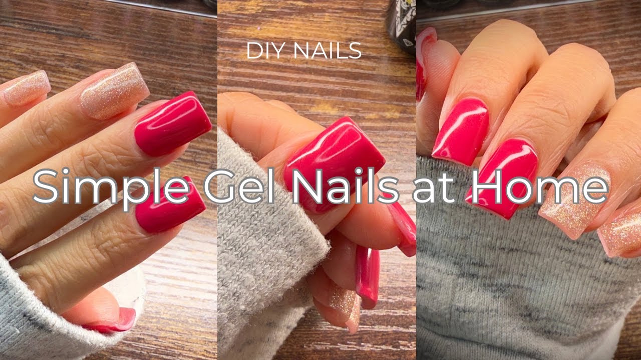 Simple Gel Nails at Home | DIY Nails | Gel Mani Tutorial | Sundara Nails Hema Free Gels | How to ...