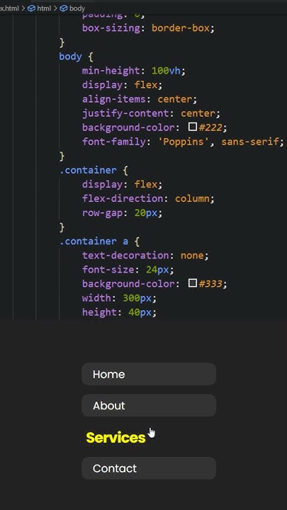 How to Create a Vertical Menu With Amazing Hover Effect by Using (HTML - CSS) - YouTube