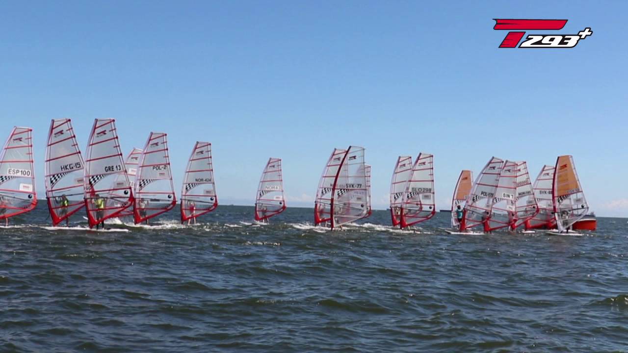 BIC TECHNO 293 Plus EUROPEAN CHAMPIONSHIP 2016 - Day 2(5) - YouTube