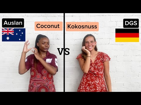 Australian Sign Language (Auslan)🇦🇺 VS Deutsche Gebärdensprache (DGS)🇩🇪 ...