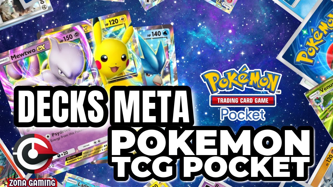 Los MEJORES DECKS del META DE POKÉMON TCG POCKET - YouTube