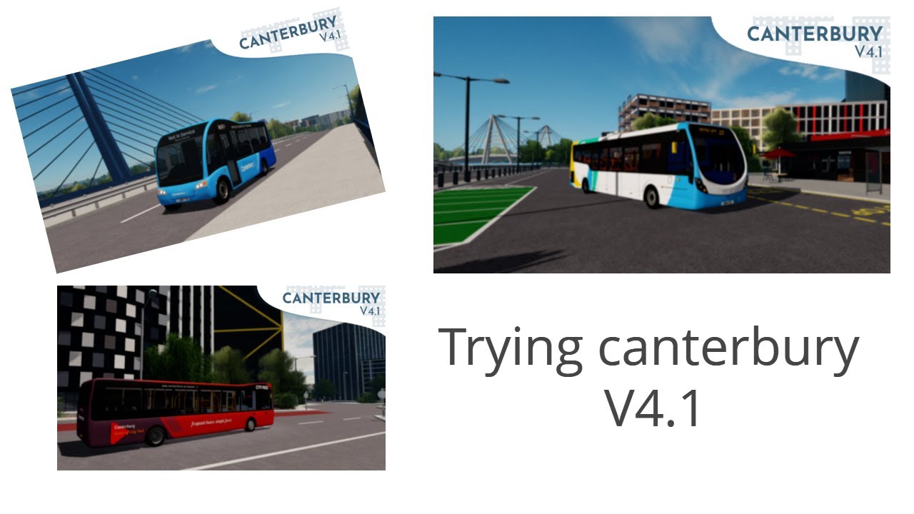Trying out Canterbury & District Bus Simulator V4.1 - YouTube