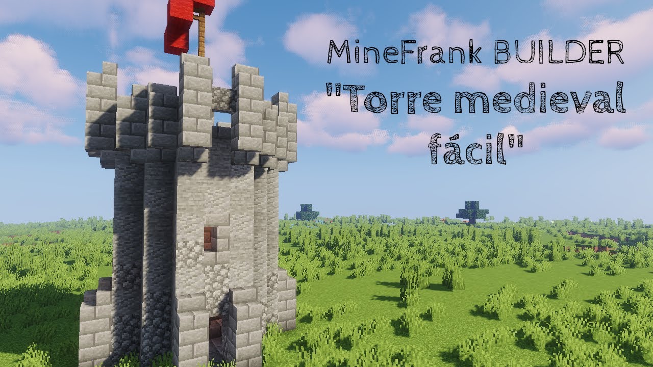 "Torre medieval fácil" MineFrank BUILDER Minecraft - YouTube