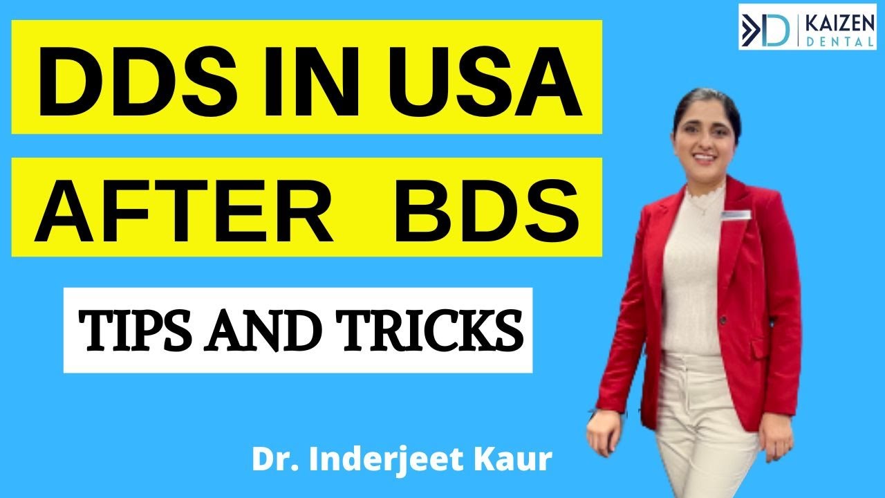 DDS in USA After BDS | Tips and Suggestions - YouTube