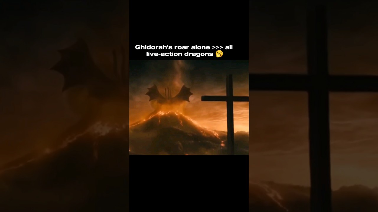The cross perfected the scene 🔥 | King Ghidorah edit #foryou - YouTube