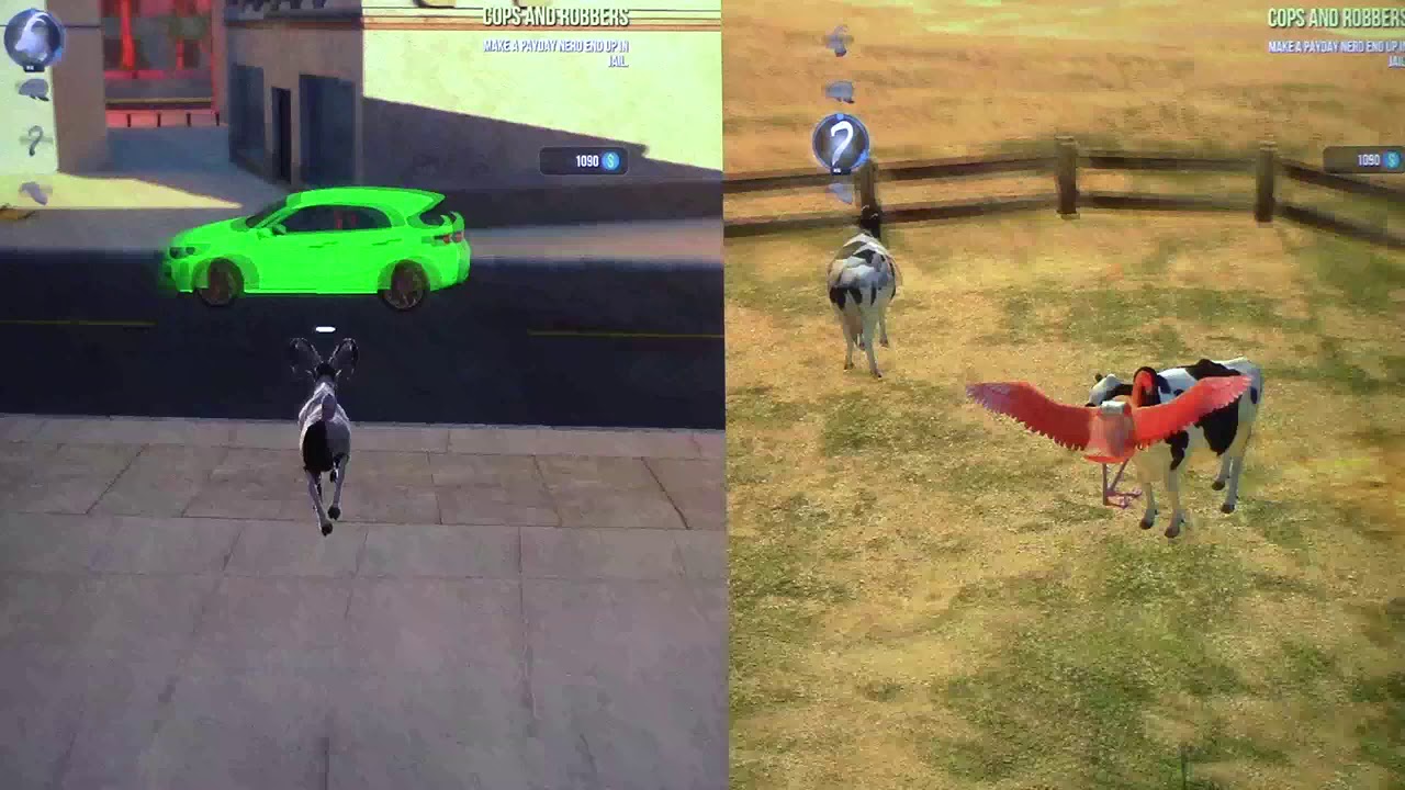 Goat Simulator - Unlocking Goats Pt3 (Ragdoll and Cat Goat) - YouTube