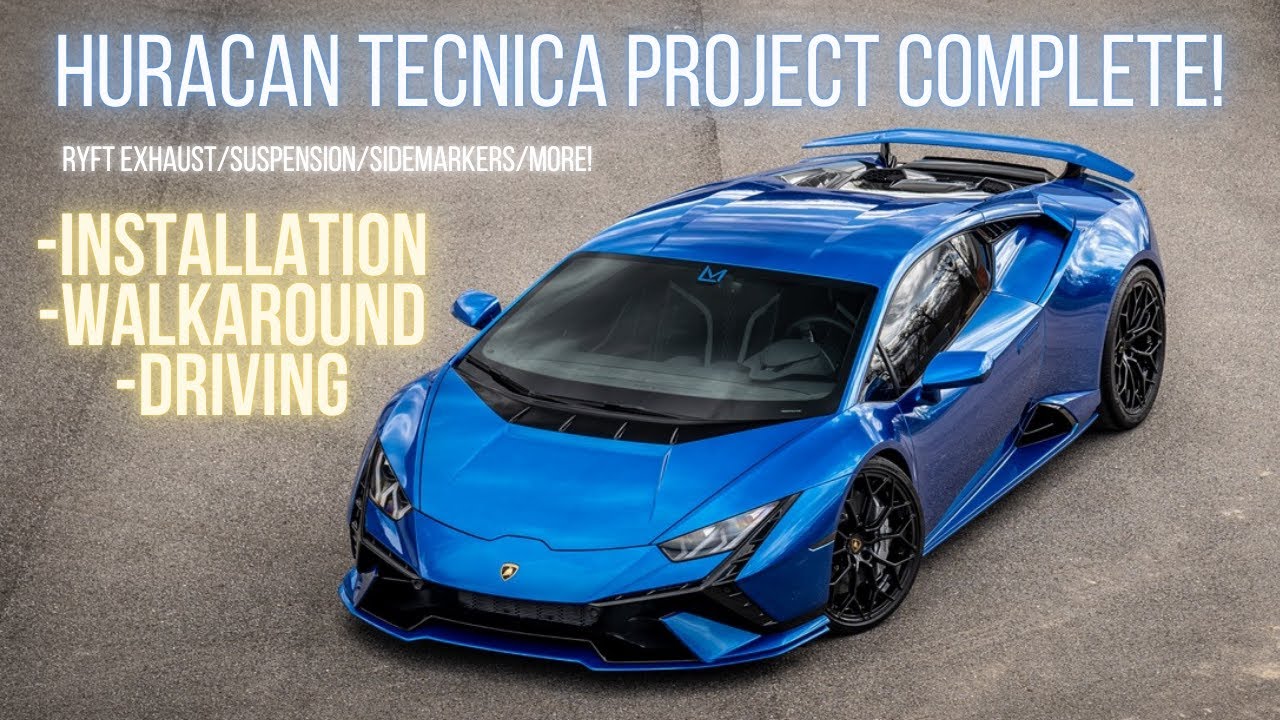 New Project! Huracan Tecnica With Ryft Exhaust - Walkaround, Sound And ...