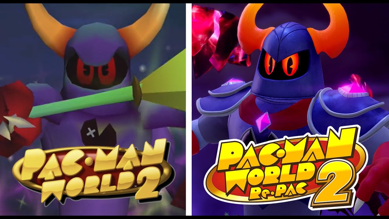 PAC-MAN WORLD 2 RE-PAC - All Boss Comparisons - YouTube