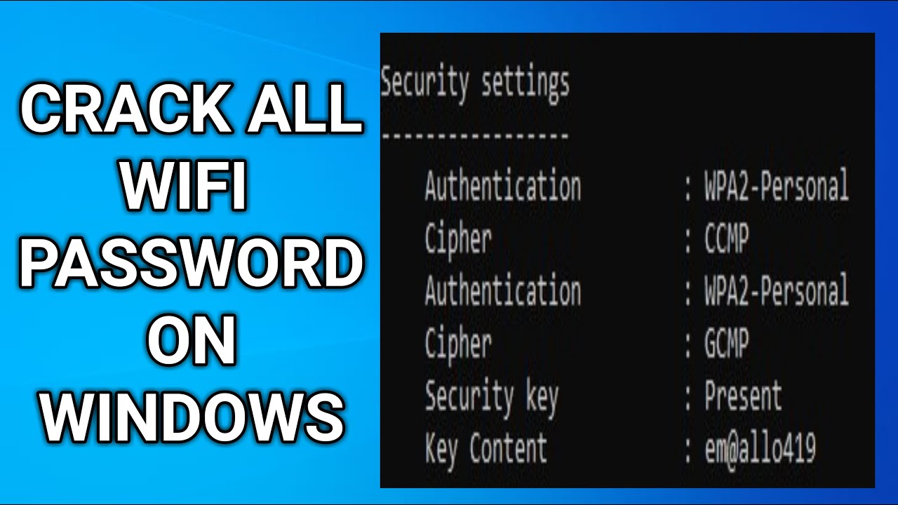 Crack The Code Find Wifi Password Using Cmd 20232024 Youtube 1568