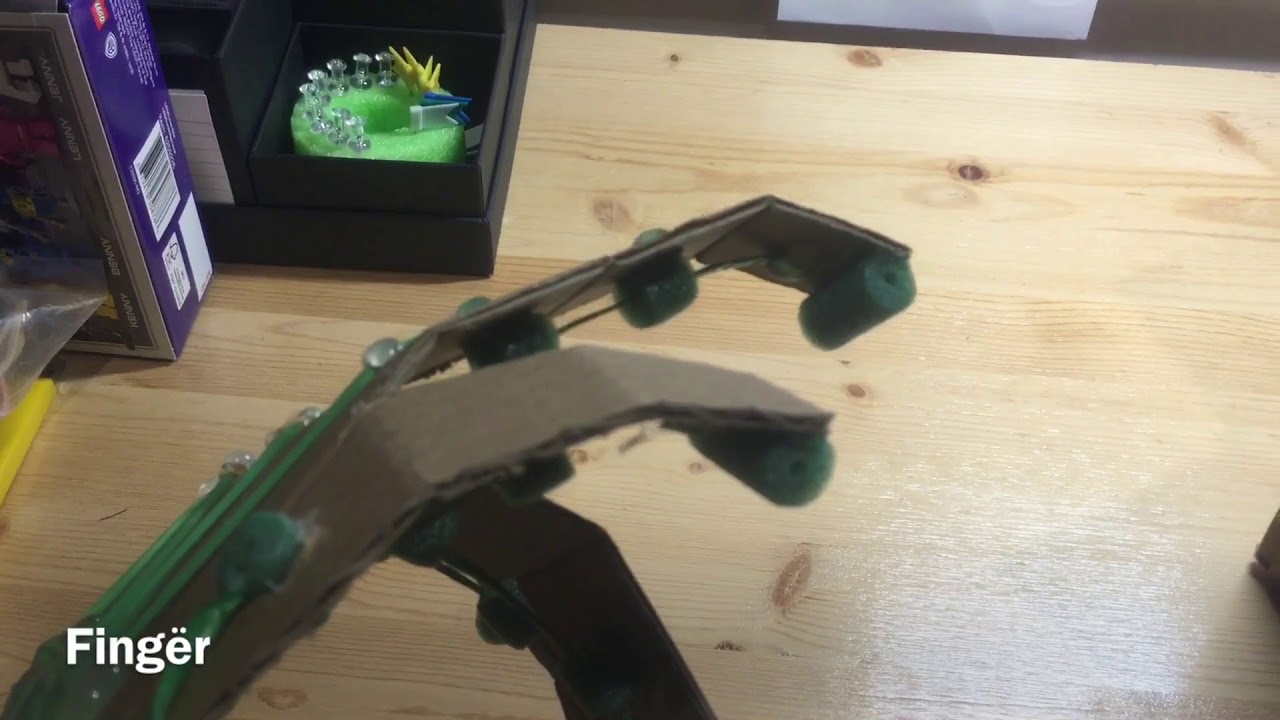 Testing a cardboard hand - YouTube