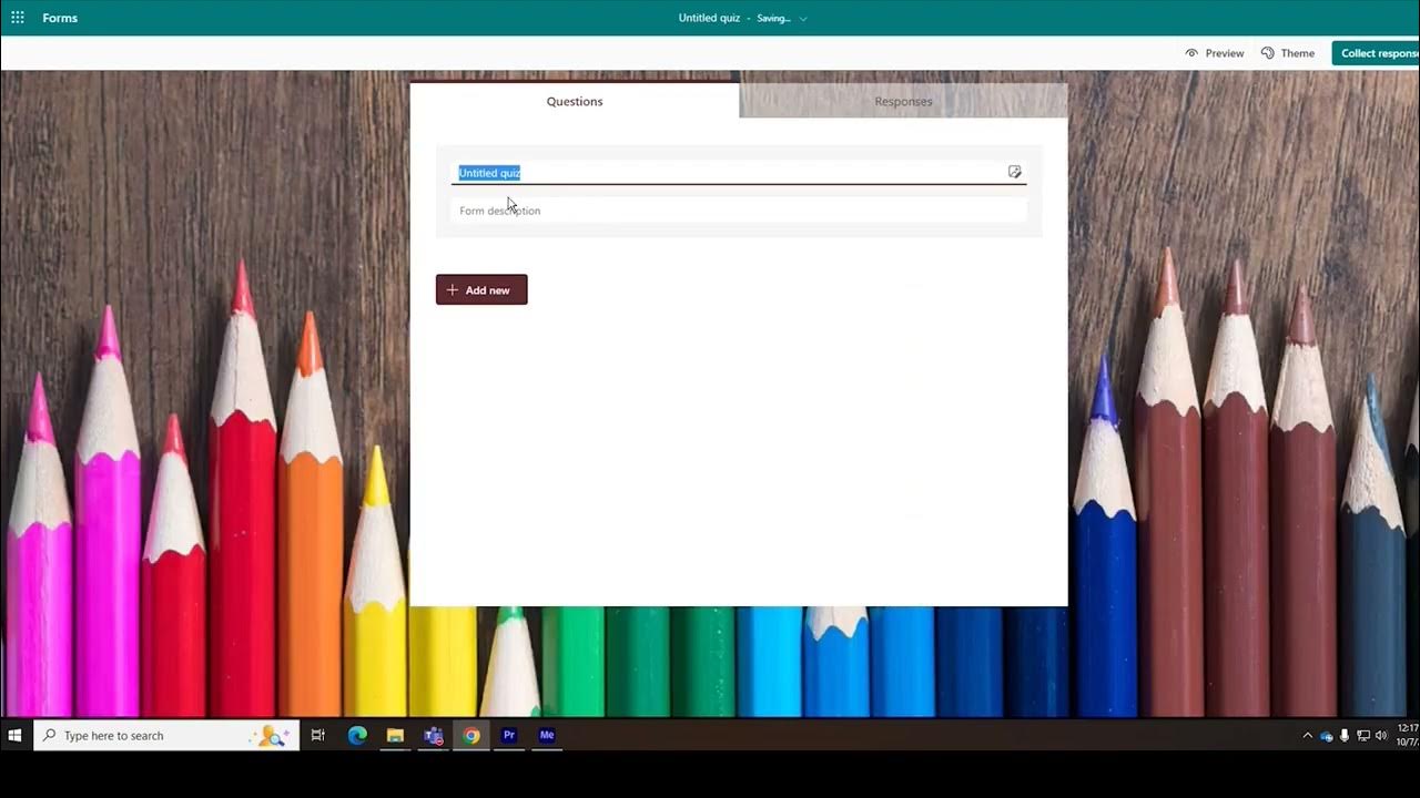 Easily Create And Send Out Quizzes With Microsoft Forms - YouTube