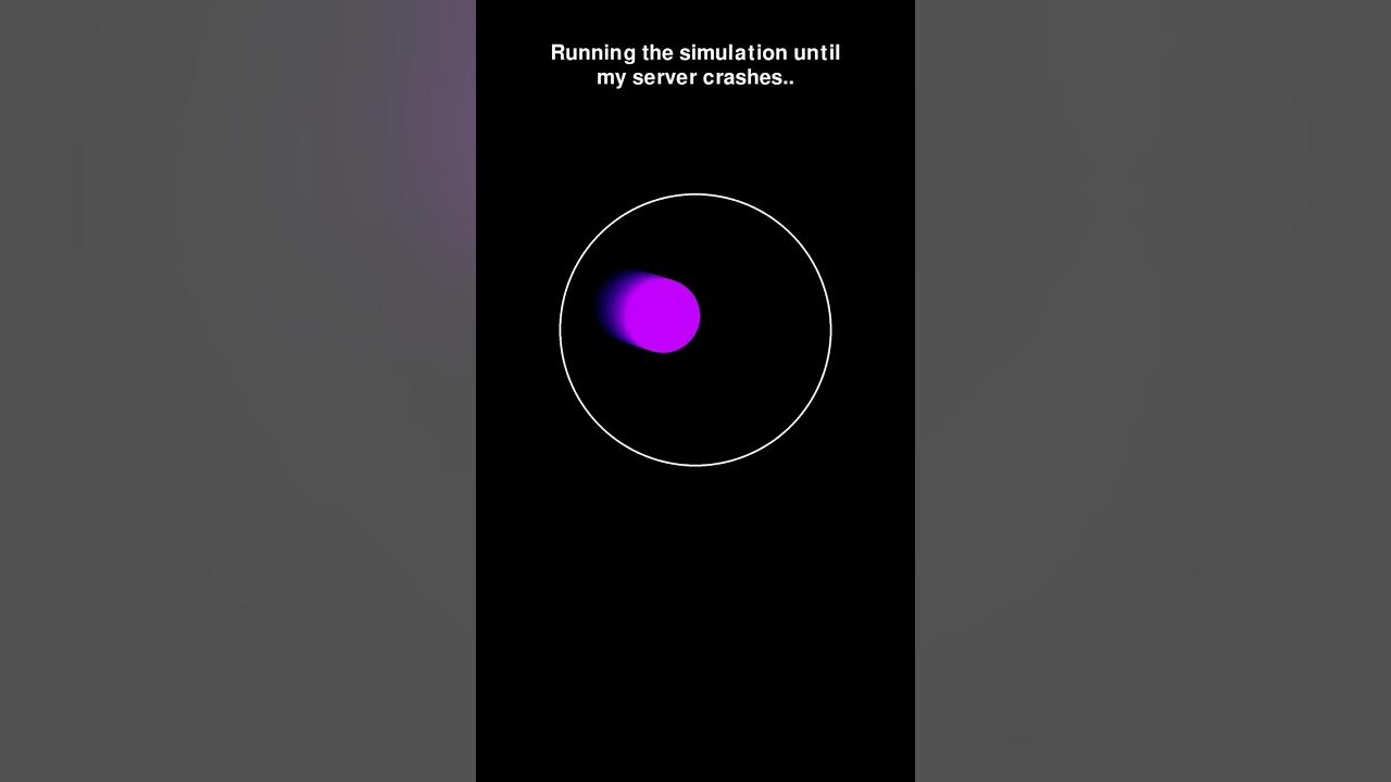 Ball bouncing simulation #adhd #music #code #space #python #physics #simulations #memes #science ...
