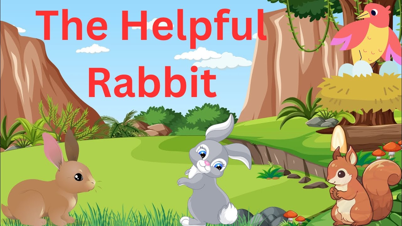 The Helpful Rabbit - Moral Story For Children | Kiddie Laughs | Best ...