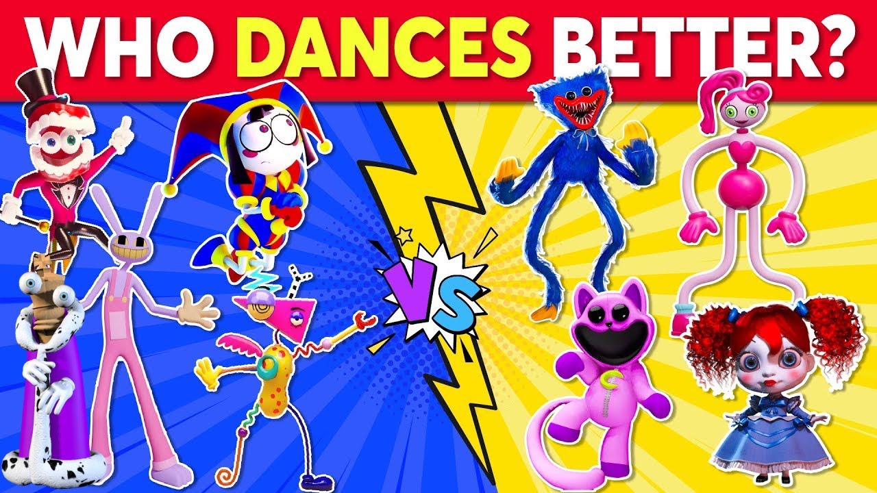 Who DANCES Better? The Amazing Digital Circus VS Poppy Playtime | TADC ...