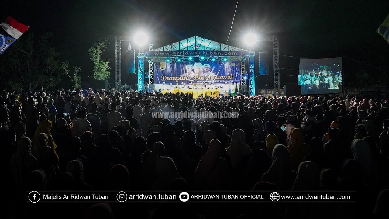 Live Dampung Bersholawat Bersama Ar Ridwan Tuban - YouTube