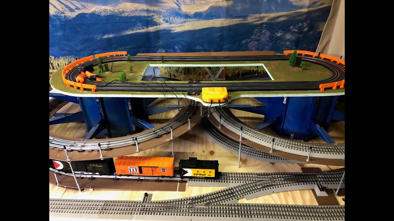 Helix O Gauge Train Layout Plans Dual Level HO Scale Layout Dan's