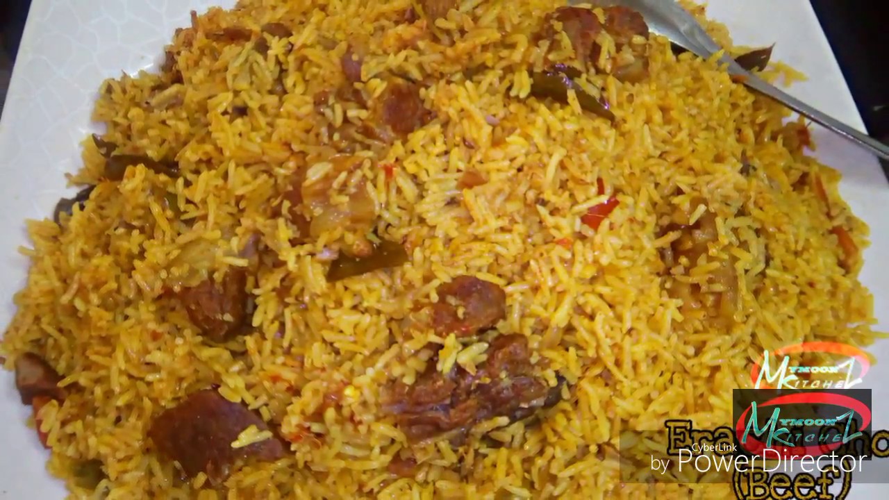 Erachi Chor - Meat Rice - ഇറച്ചി ചോറ് എങ്ങനെ ഉണ്ടാക്കാം - Mymoonz ...