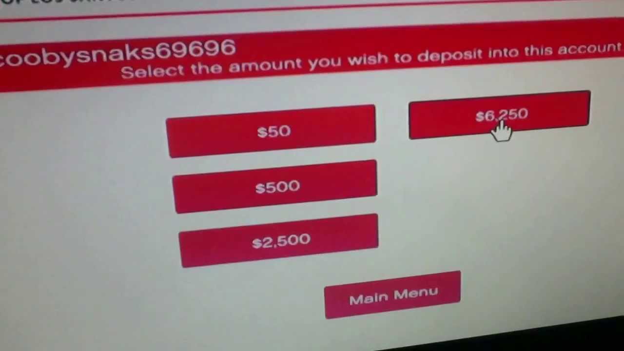 GTA 5 online how to put money in the bank - YouTube