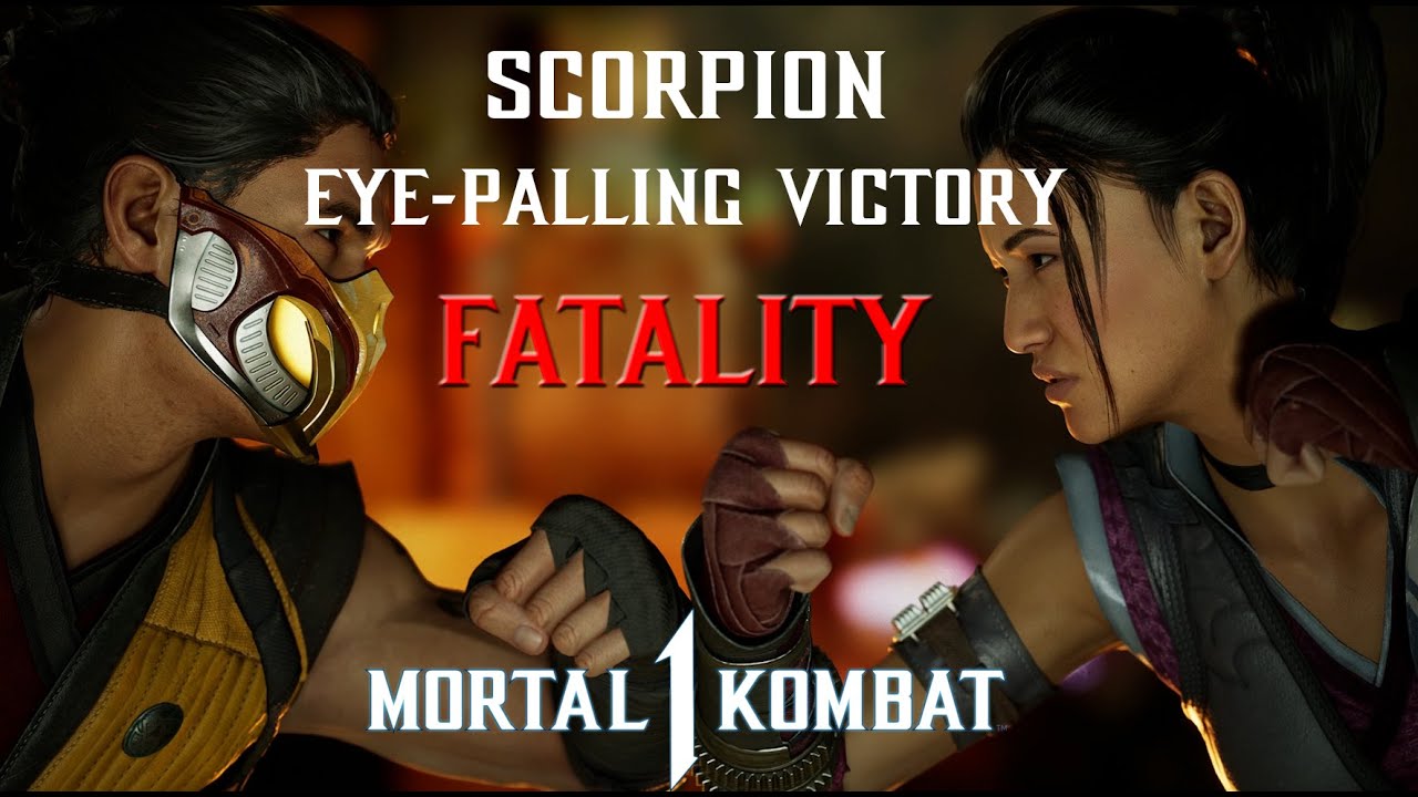 Mortal Kombat 1 - Scorpion's Eye-Palling Victory Fatality - YouTube